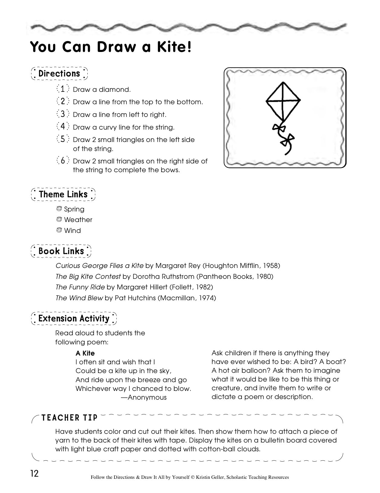 Follow the Directions & Draw It All by Yourself!: 25 Reproducible Lessons That Guide Kids to Draw Adorable Pictures