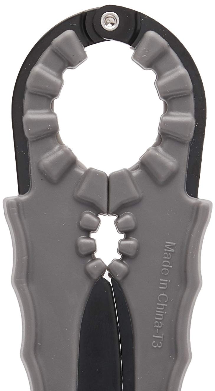 Multi Bottle Opener (1 Pack) - Beer Bottle Opener, Beer Opener, Soda Can Opener Manual, Jar Opener, Nail Polish Opener - Multiopener For Bottles, Jars, Cans, Great Arthritis Help For Weak Hands