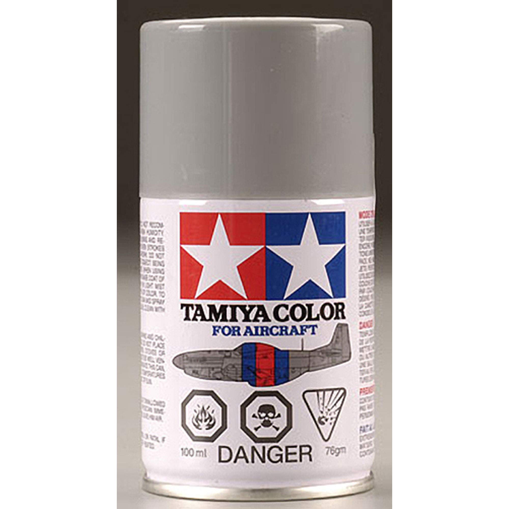 Tamiya America, Inc Aircraft Spray Paint AS-7 Neutral Gray (USAF) 100ml, TAM86507