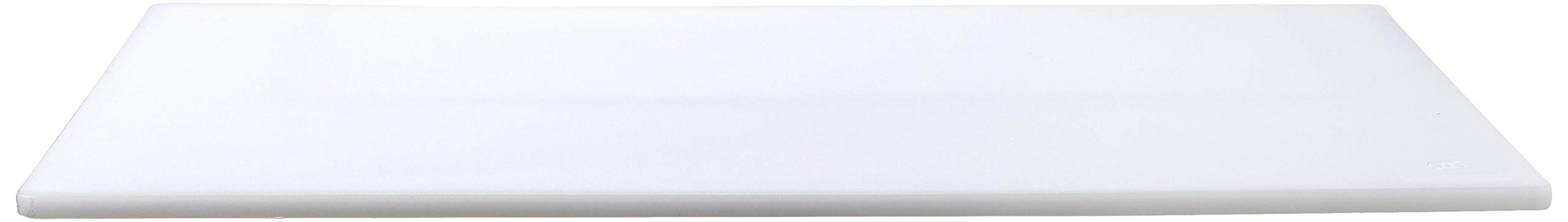 Plastic Cutting Board 18x30 1/2" Thick White, NSF Approved Commercial Use