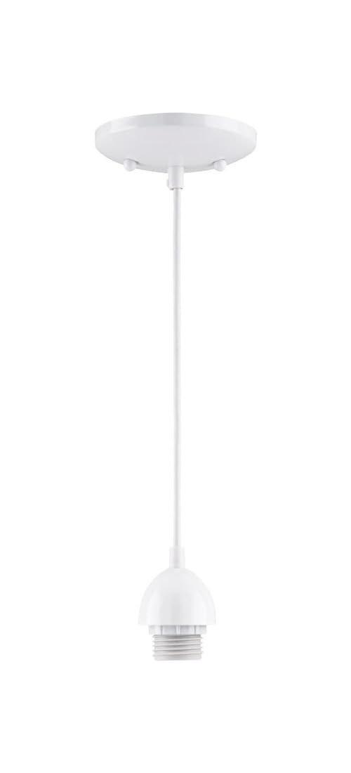 Westinghouse Lighting White 7028600 Single-Light Mini-Pendant Kit Finish
