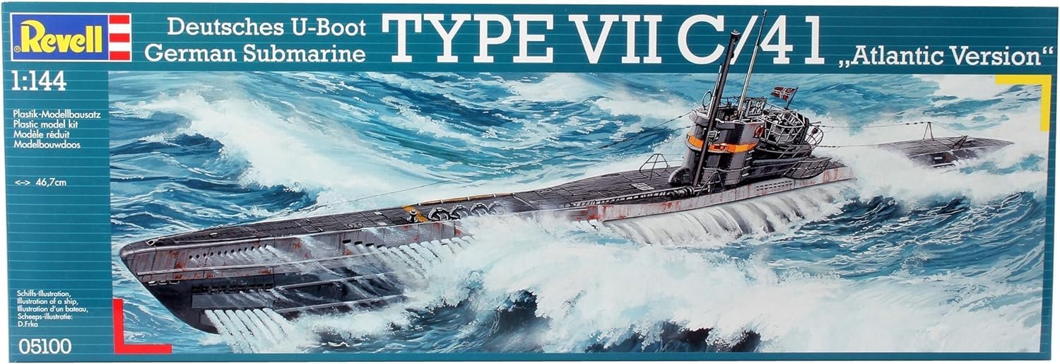 Revell of Germany U-Boat Typ VIIC/41 Plastic Model Kit