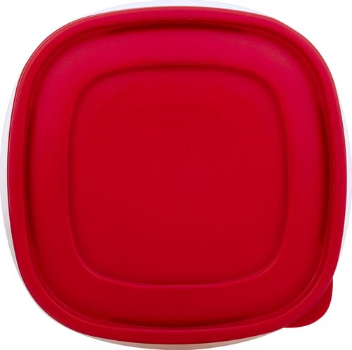 Rubbermaid Easy Find Lids Food Storage Container, 9 Cup, Racer Red