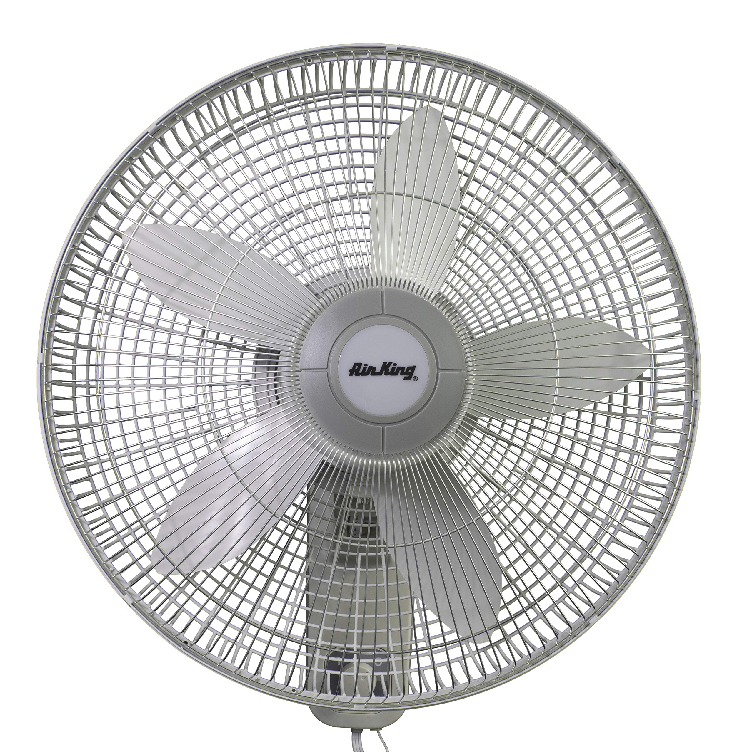 Air King 9018 Commercial Grade Oscillating Wall Mount Fan, 18-Inch , White