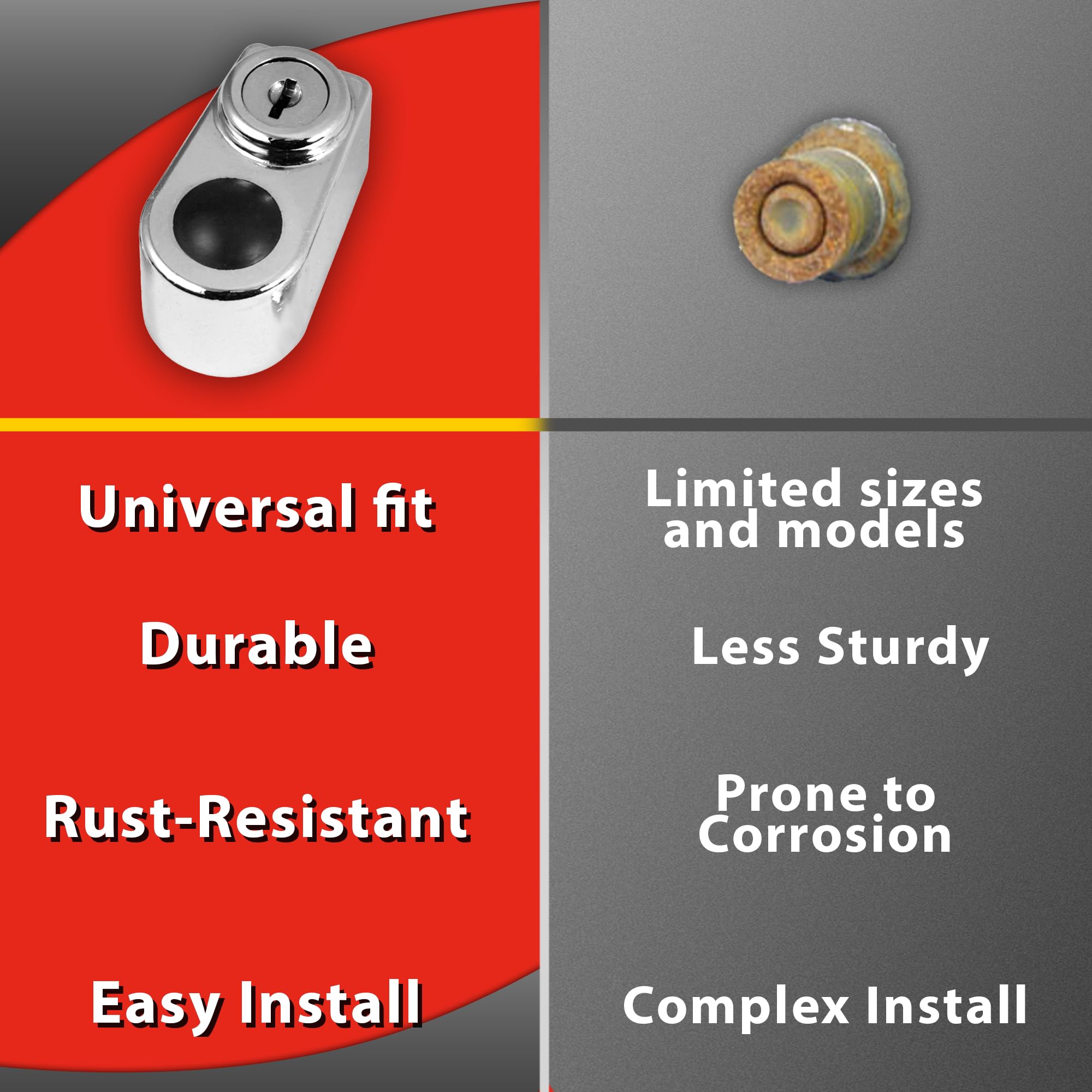 Trimax A-33060-SPK TNL740 Spare Tire Nut Lock for Side Mount Spare Tires