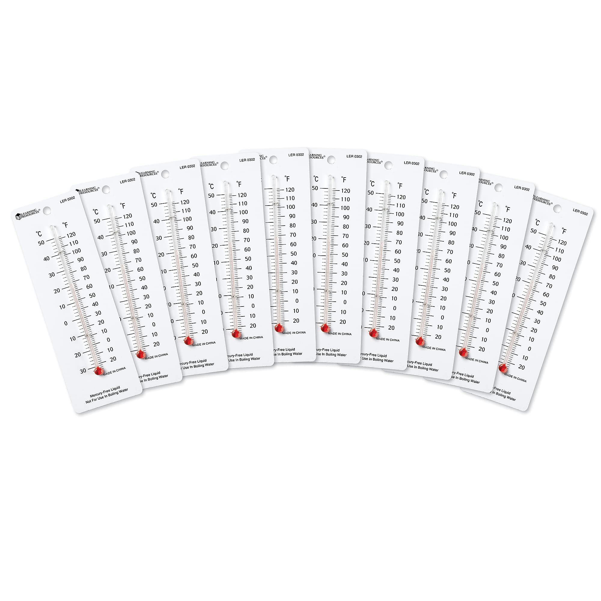 Learning Resources Student Thermometers 2 X 6 in