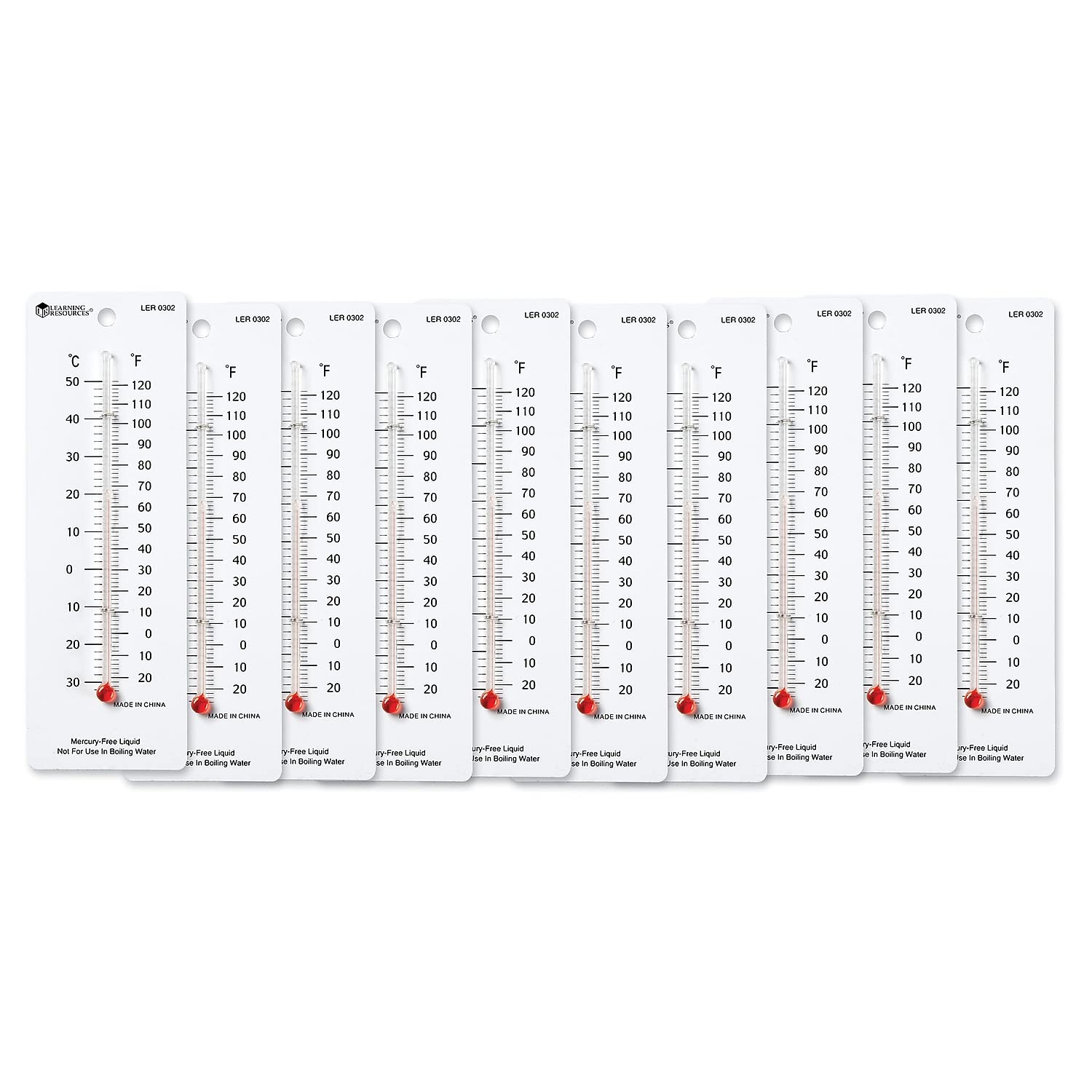 Learning Resources Student Thermometers 2 X 6 in