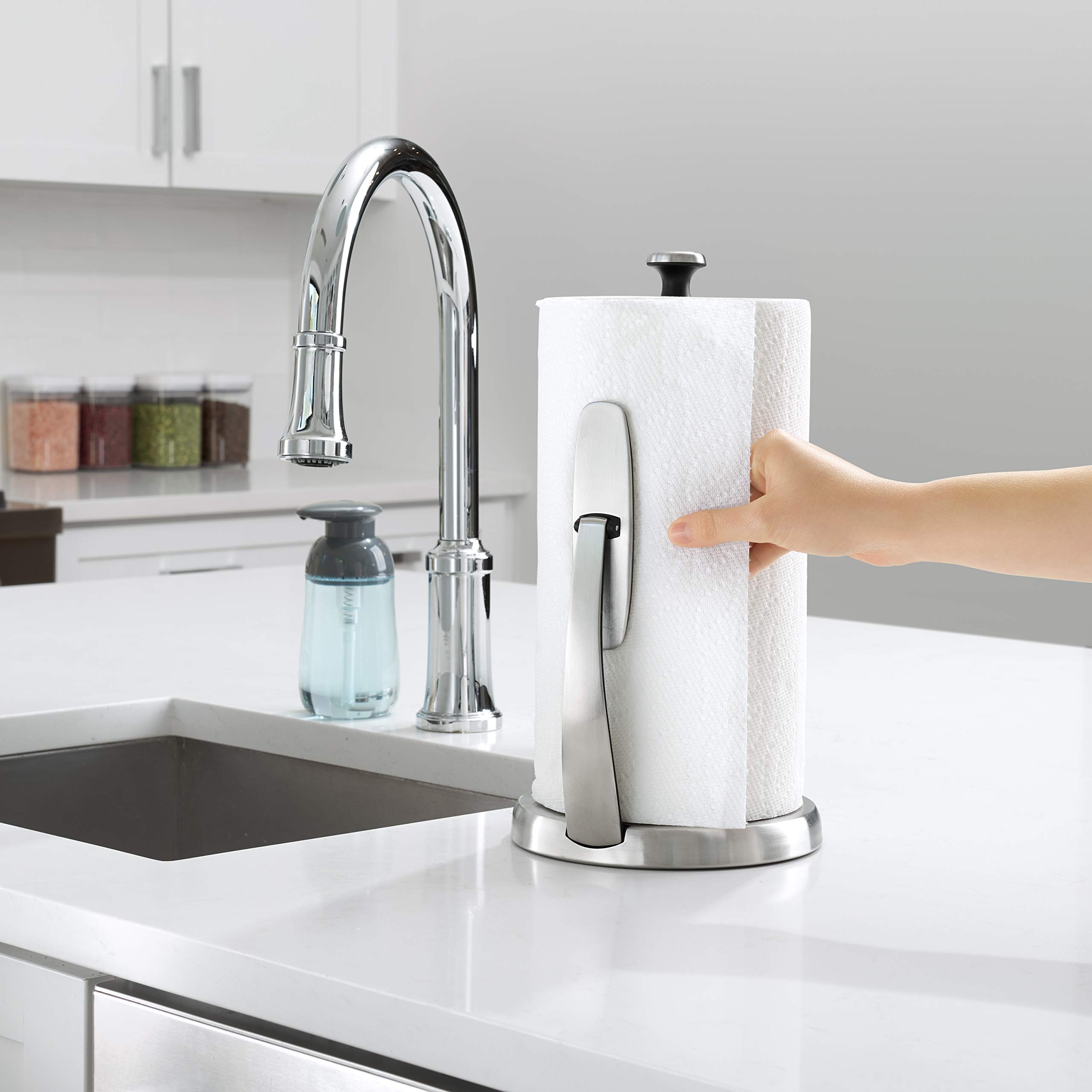 OXO Good Grips SimplyTear Paper Towel Holder - Stainless Steel