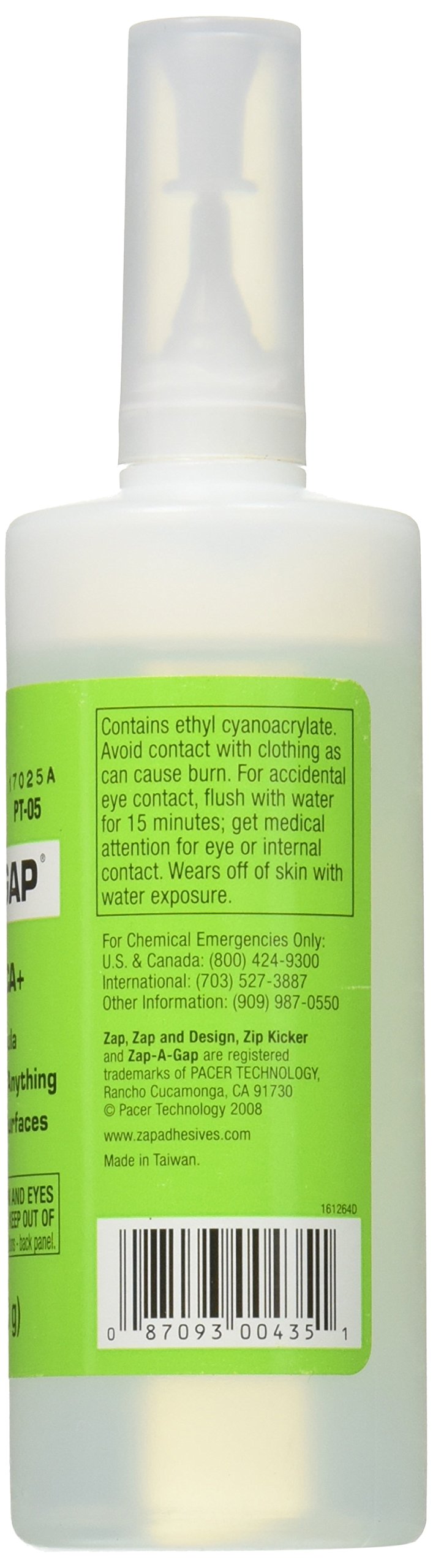 Pacer Technology (Zap) Zap-A-Gap Adhesives, 4 oz