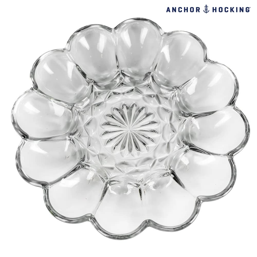 Anchor Hocking Company 10" Presence Egg Plate