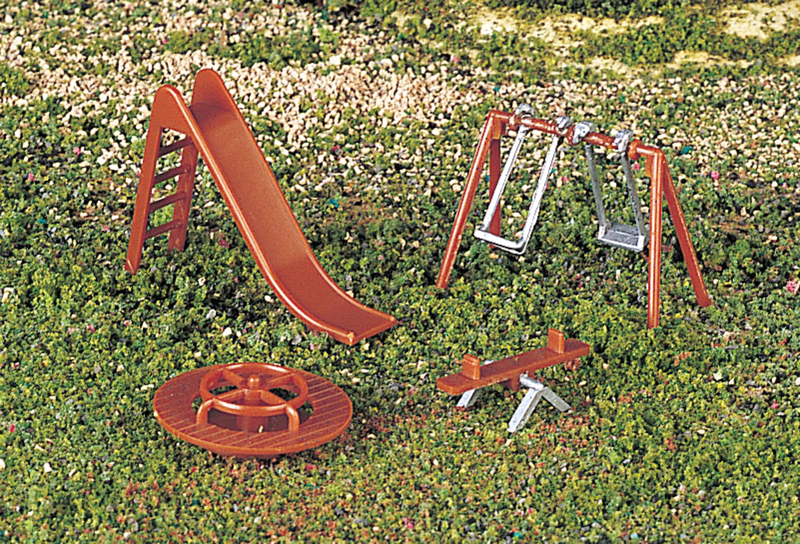 Bachmann Trains - Scenery Accessories - PLAYGROUND EQUIPMENT - HO Scale