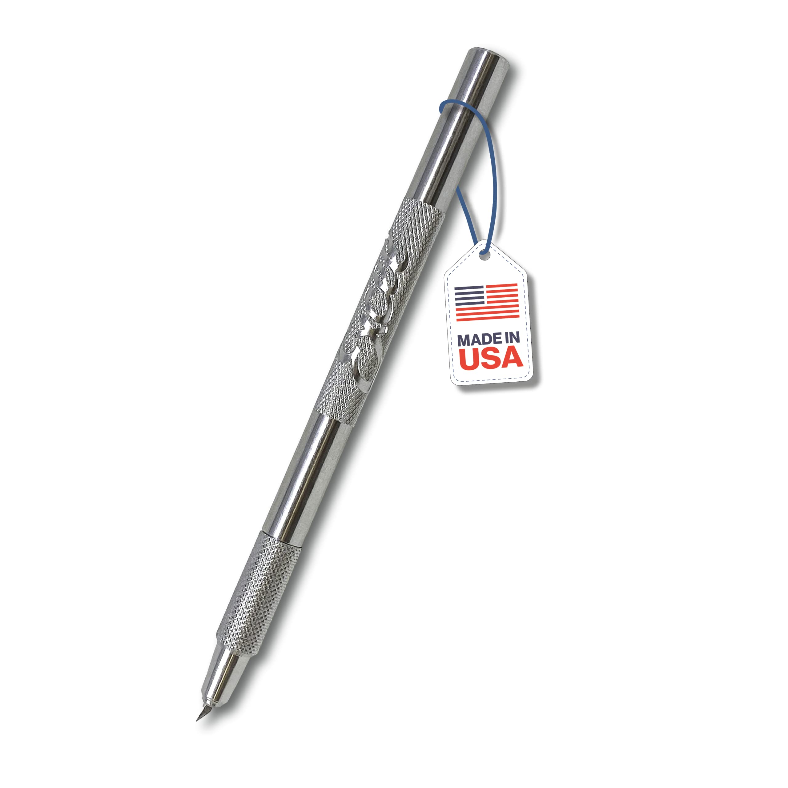Excel Blades K4 Swivel Craft Knife with #64 Rotating Blade, Lightweight Aluminum Sharp Hobby Knife, Carving, Crafting Supplies Precision Cutting Tool.
