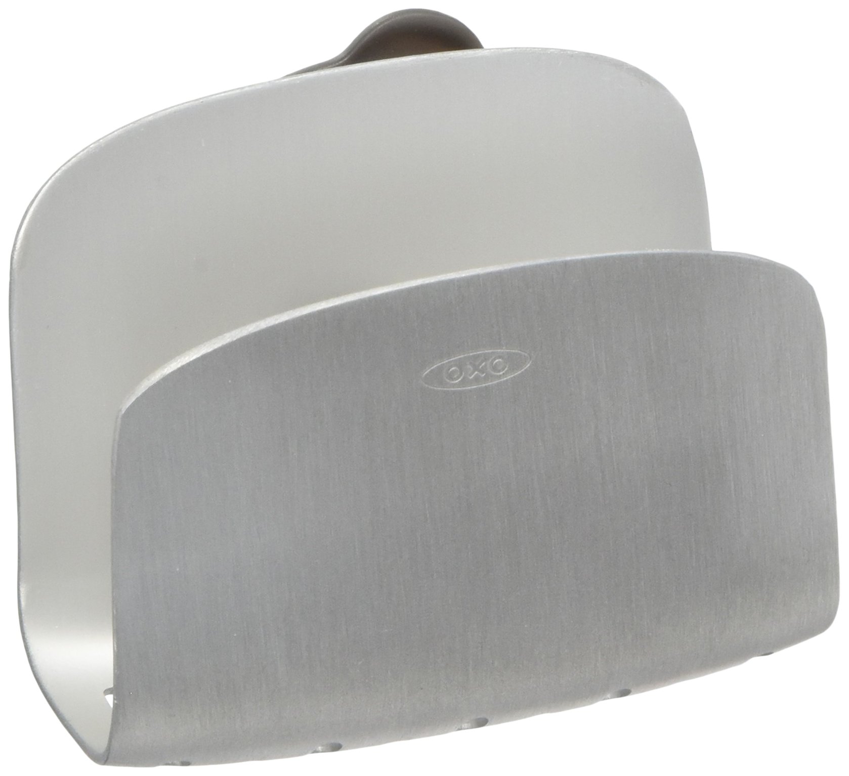 OXO Rust-Proof Aluminum Suction Sponge Holder,Silver,3-inch