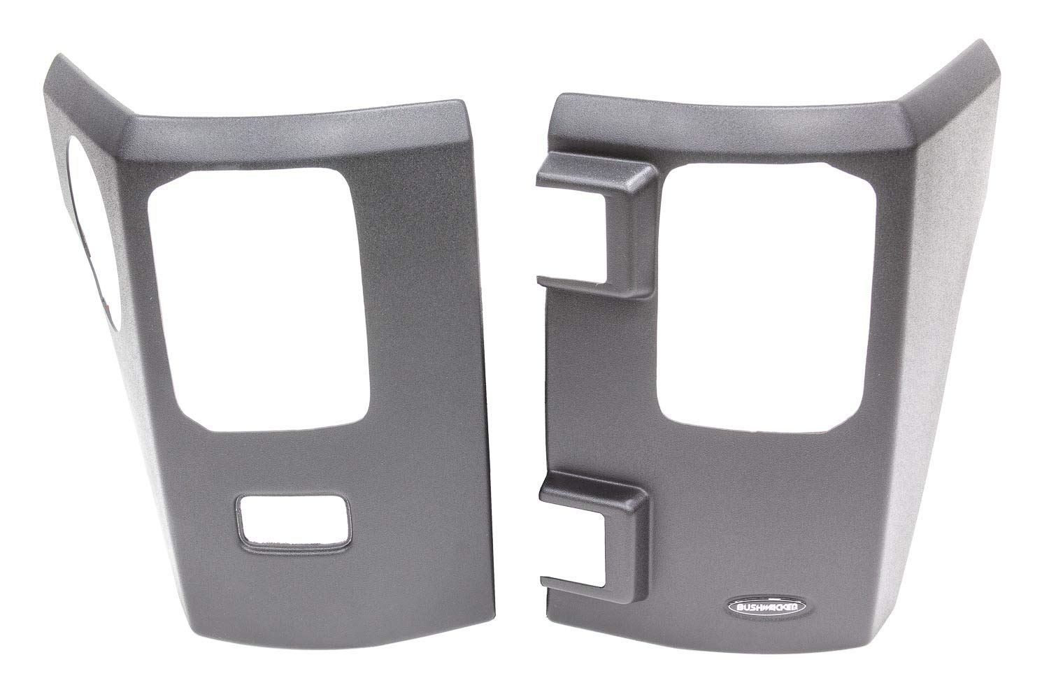 Bushwacker Trail Armor Rear Corner Covers | 2-Piece Set, Black, Textured Finish | 14009 | Fits 2007-2018 Jeep Wrangler JK 2-Door