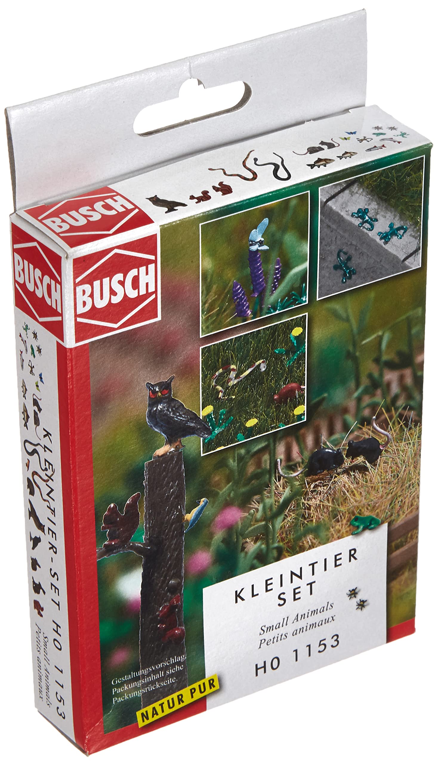 Busch 1153 Small Animal Set 8/HO Scale Scenery Kit