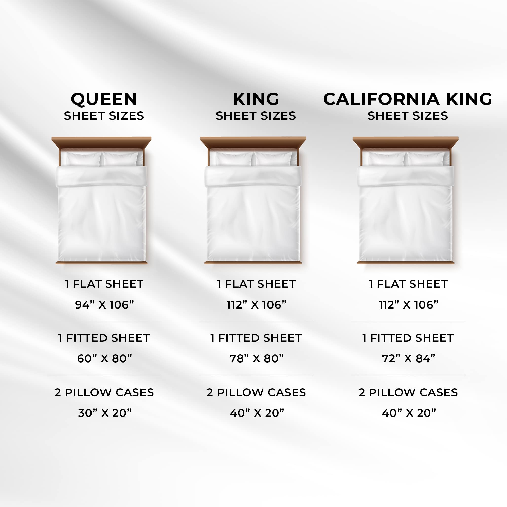 Tribeca Living Queen Bed Sheet Set, Soft Egyptian Cotton Sateen Solid Sheets and Pillowcase Set, Deep Pocket, 800 Thread Count, 4-Piece Luxury Bedding, White