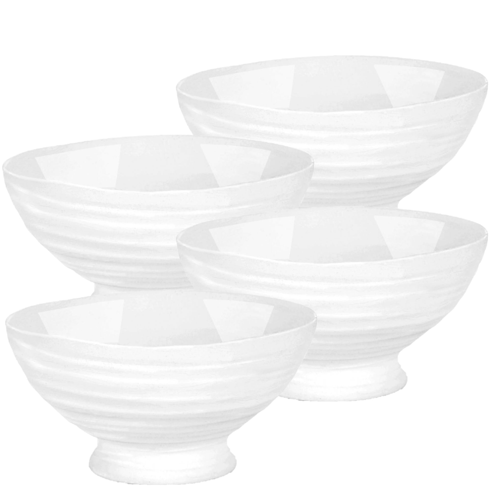Portmeirion Sophie Conran White Mini Dip Dish, Set of 4
