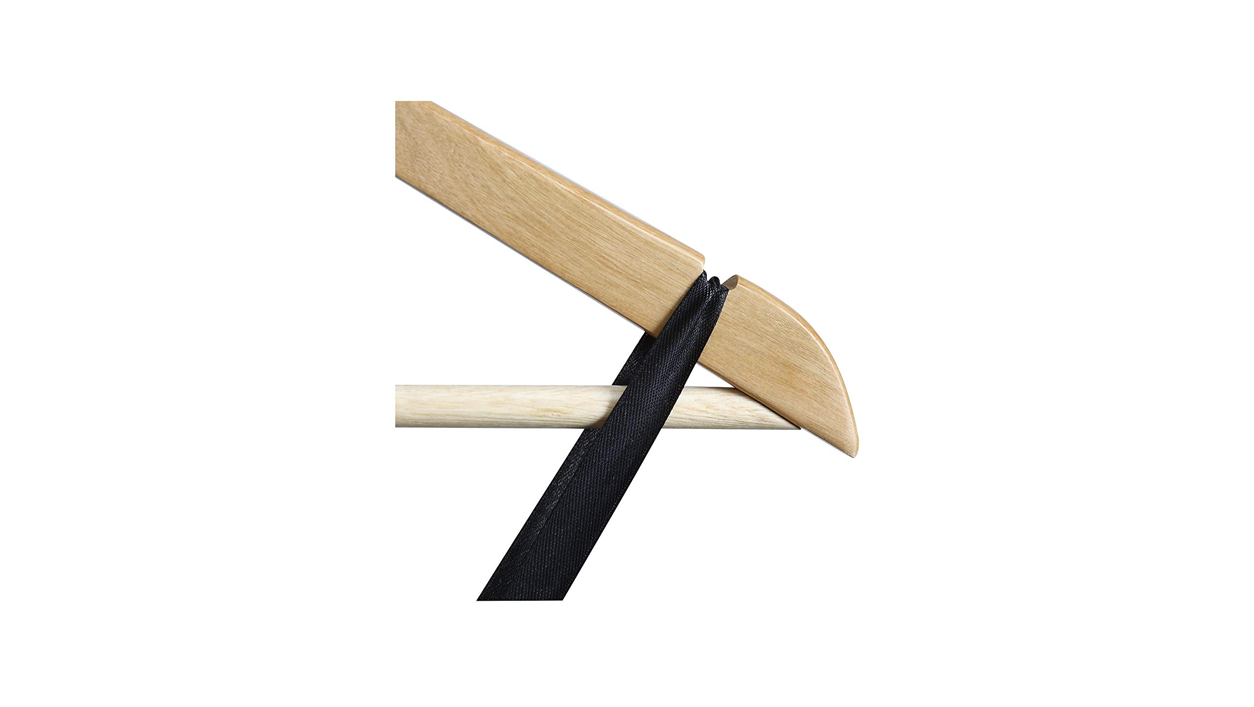Organize It All 15-Pack Natural Dress Hanger with Wood Bar