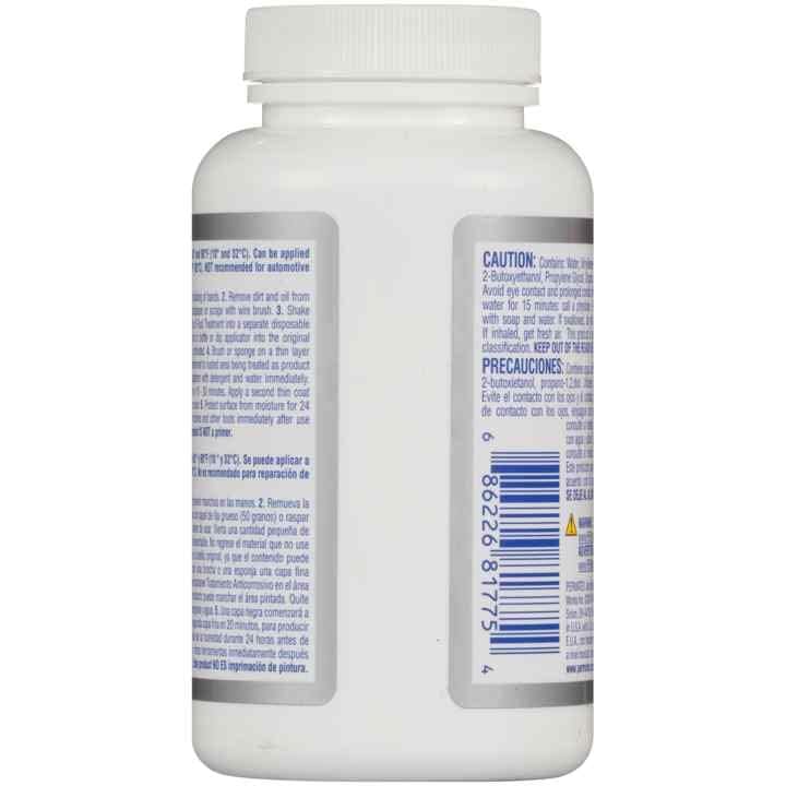 Permatex Extend Rust Treatment Can Be Used W/Body Fillers & Fiberglass 8 Oz. Bottle