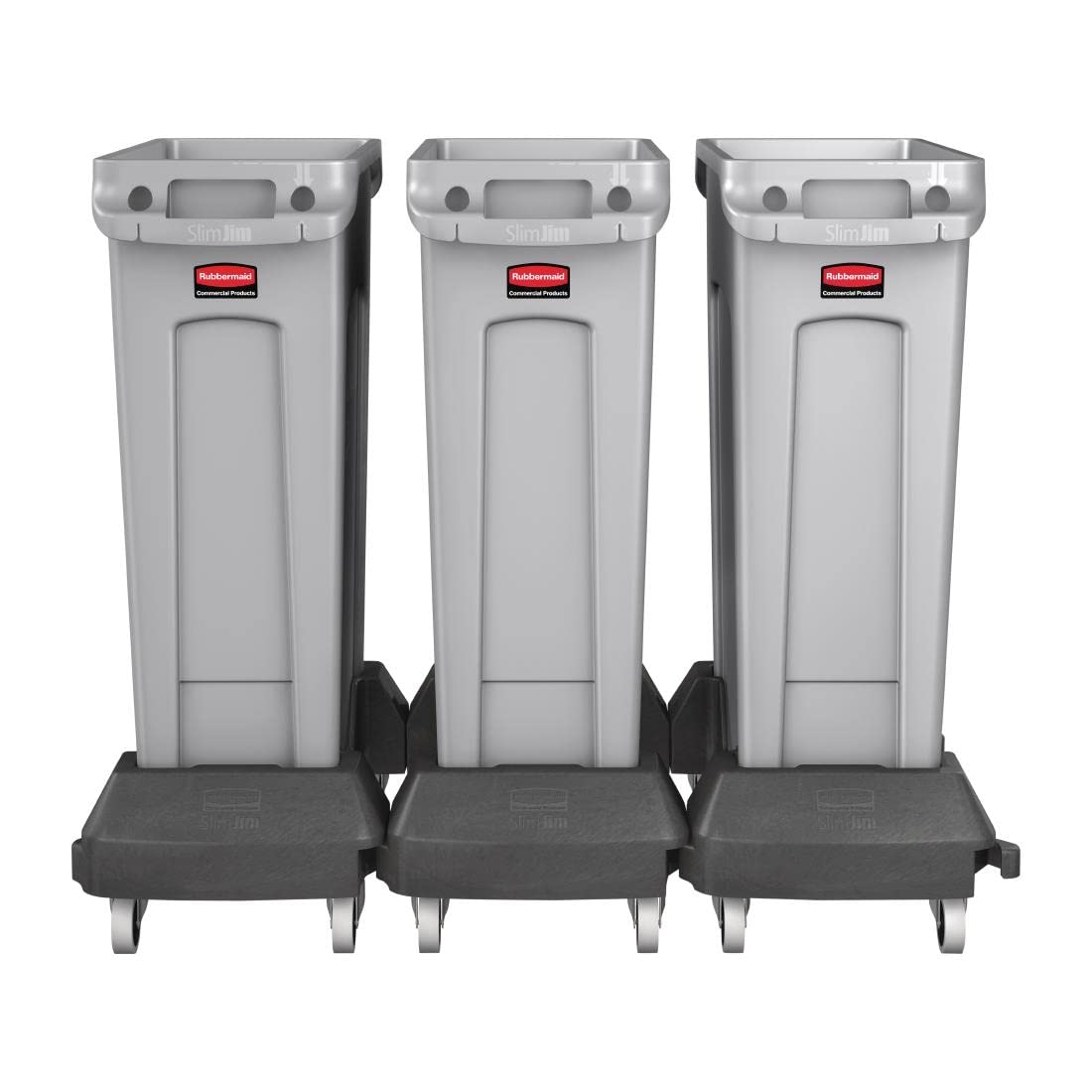Rubbermaid Trolley for Slim Jim Container - Black