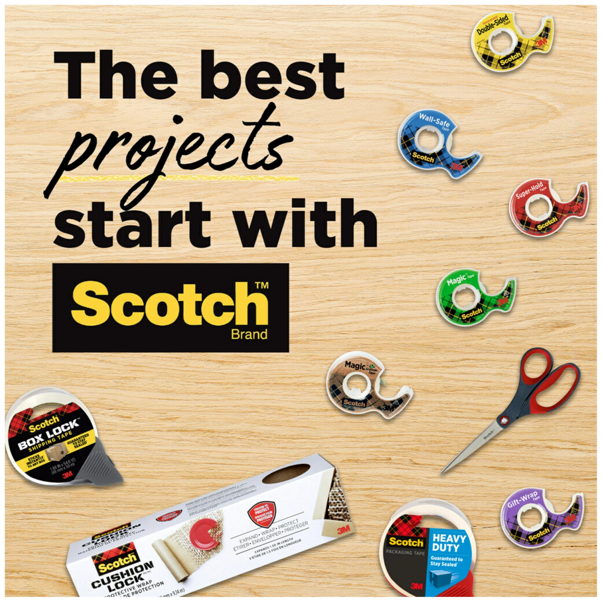 Scotch Magic Tape, 6 Rolls with Dispenser, Numerous Applications, Invisible, Engineered for Repairing, 3/4 x 1000 Inches, Boxed (810C40BK)