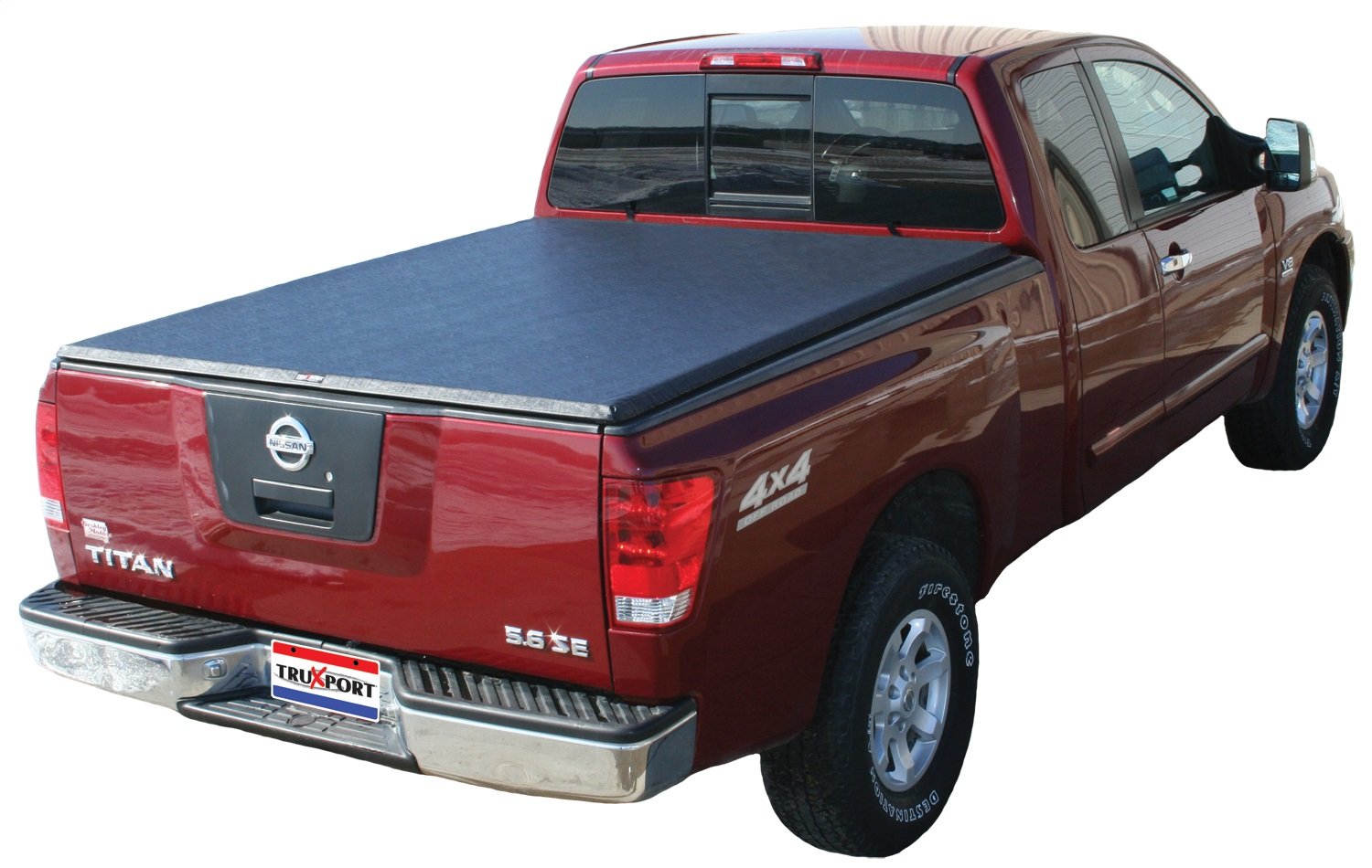 TruXedo TruXport Soft Roll Up Truck Bed Tonneau Cover | 297201 | Fits 2004 - 2015 Nissan Titan w/Track System 5' 7" Bed (67.1")