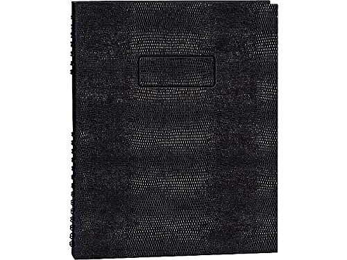 NotePro Undated Daily Planner, Black, 200 Pages,10 3/4 x 8-1/2 Inches