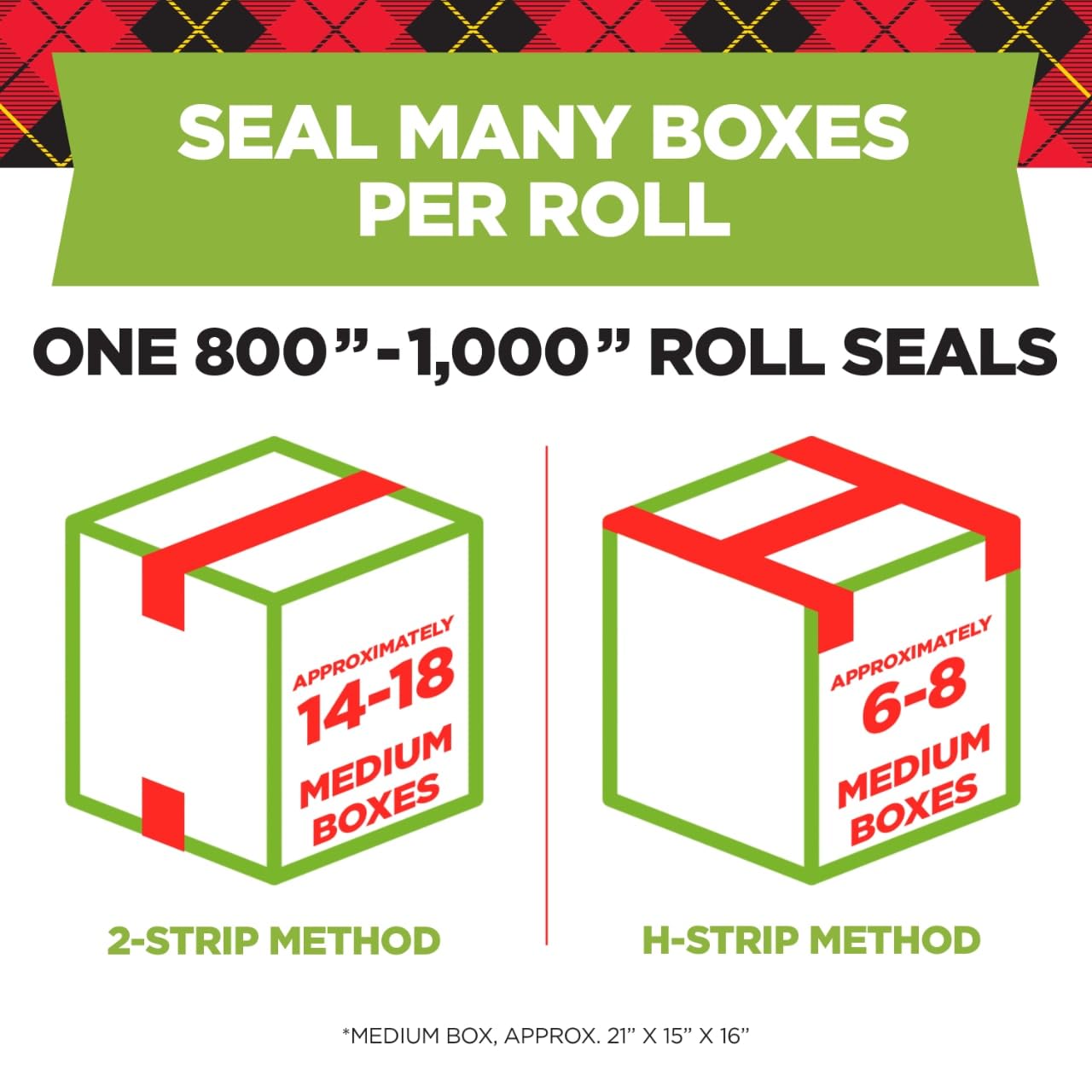 Scotch Sure Start Shipping Packaging Tape, 1.88" x 25 yd, Designed for Packing, Shipping and Mailing, No Splitting or Tearing, 1.5" Core, Clear, 6 Rolls (DP-1000RF6)