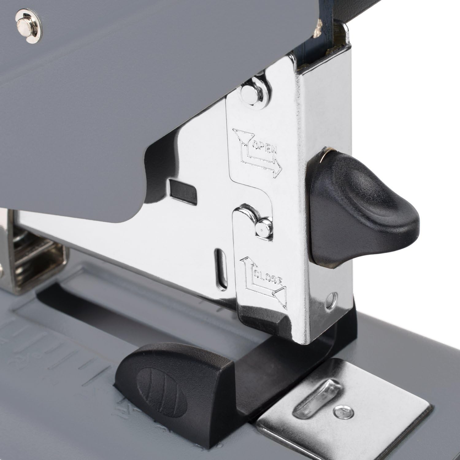 Swingline Heavy Duty Stapler, 160 Sheet High Capacity, Durable Office Desk Staplers, Alignment Guide, Commercial Desktop Stapler for Home Office Supplies or Desktop Accessories, Black/Gray (39005)