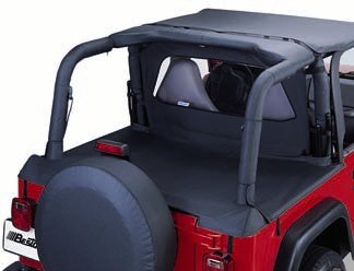 Bestop 8002235 Black Diamond Sport Bar Covers for 1980-2016 CJ5, CJ7, and Wrangler