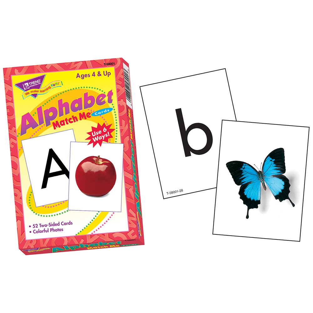 Alphabet Match Me Flash Cards