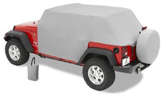 Bestop 8104109 Charcoal All Weather Trail Cover for 2007-2018 Wrangler Unlimited, Charcoal/Gray