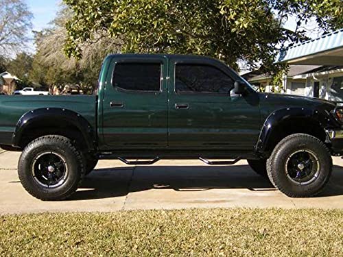 n-FAB | T0580CC | Nerf Step, Wheel 2 Wheel , Gloss Black, 05-15 Toyota Tacoma Double Cab 5' Short Bed