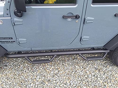 n-FAB | T0580CC | Nerf Step, Wheel 2 Wheel , Gloss Black, 05-15 Toyota Tacoma Double Cab 5' Short Bed