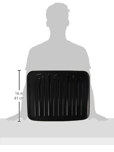 Rubbermaid Drain Board, Large, Black L3-1182-M6-BLA