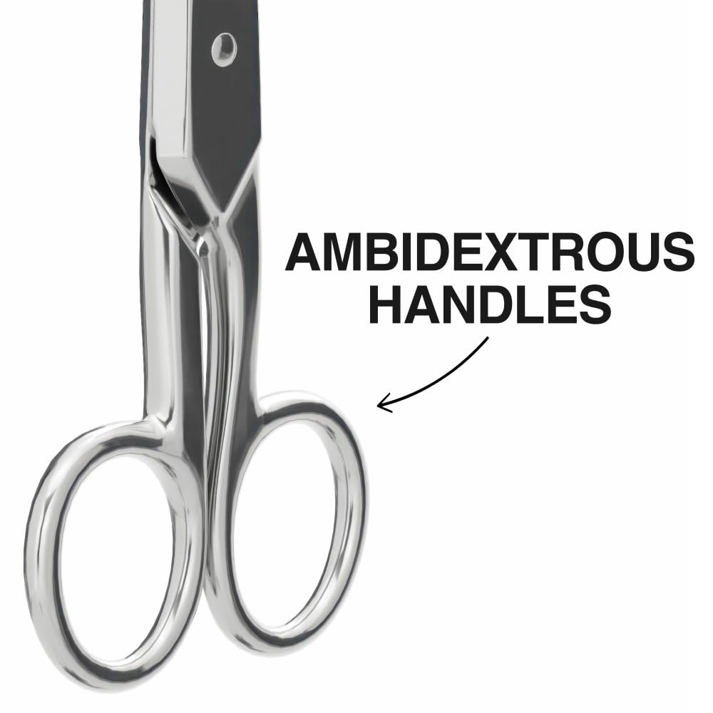 Klein Tools ERROR:#NAME? 2100-7 Electrician's Scissors, Nickel Plated