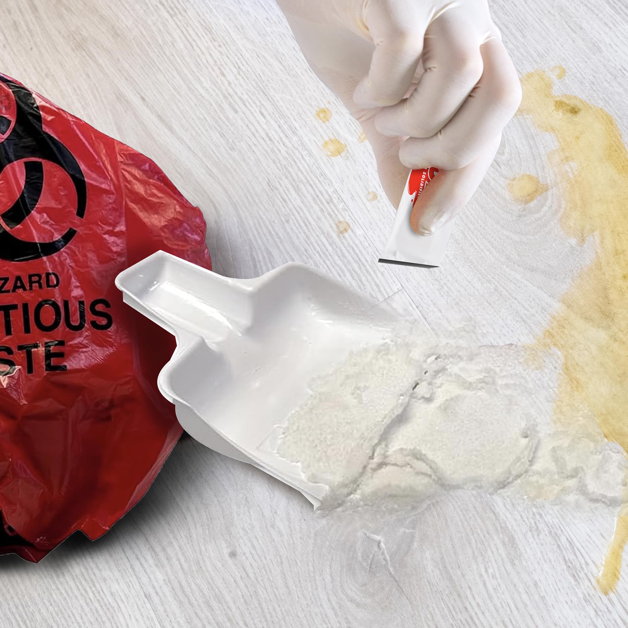 Biohazard Fluid Clean Up Kit W/Red Z