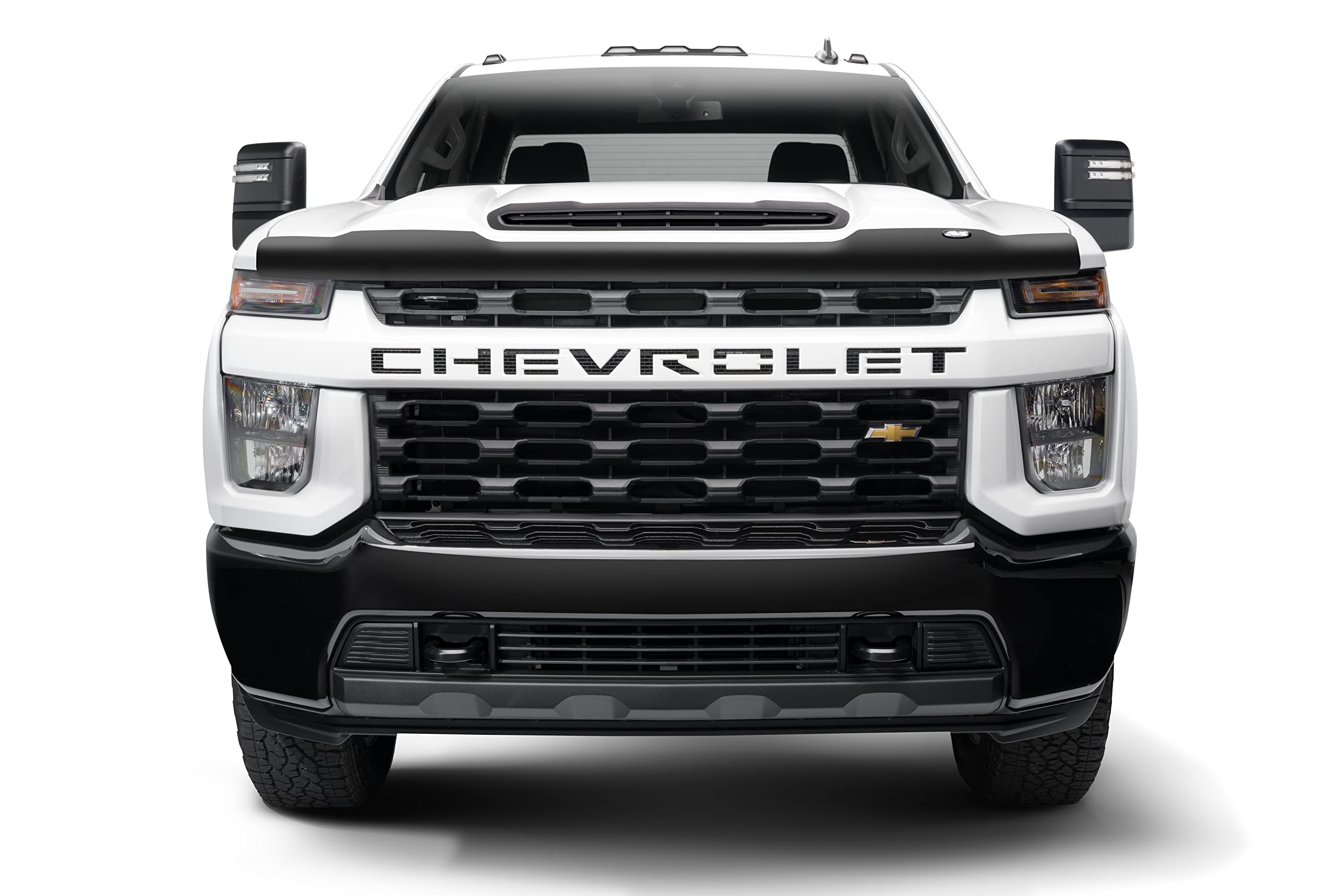 Auto Ventshade [AVS] Bugflector / Hood Shield | Dark Smoke | 23725 | 2005 - 2006 Chevrolet Silverado 1500, 2500HD, 3500