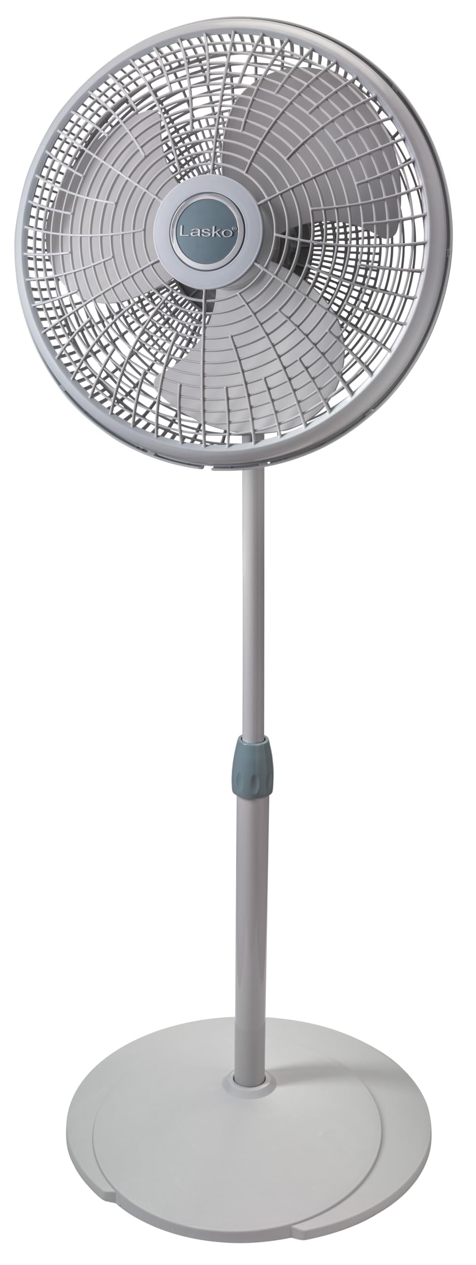 Lasko Lasko-16 Adjustable Performance Pedestal, 3-Speed, Gray (2526) Household Fans, 1, White