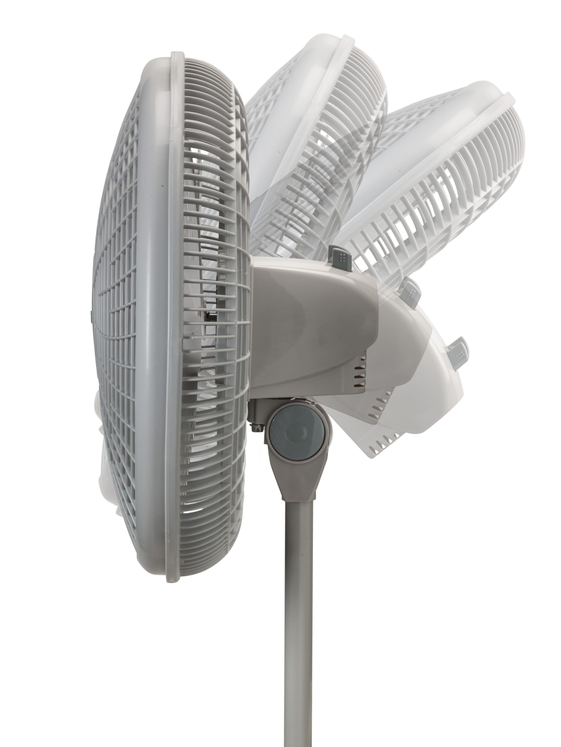 Lasko Lasko-16 Adjustable Performance Pedestal, 3-Speed, Gray (2526) Household Fans, 1, White