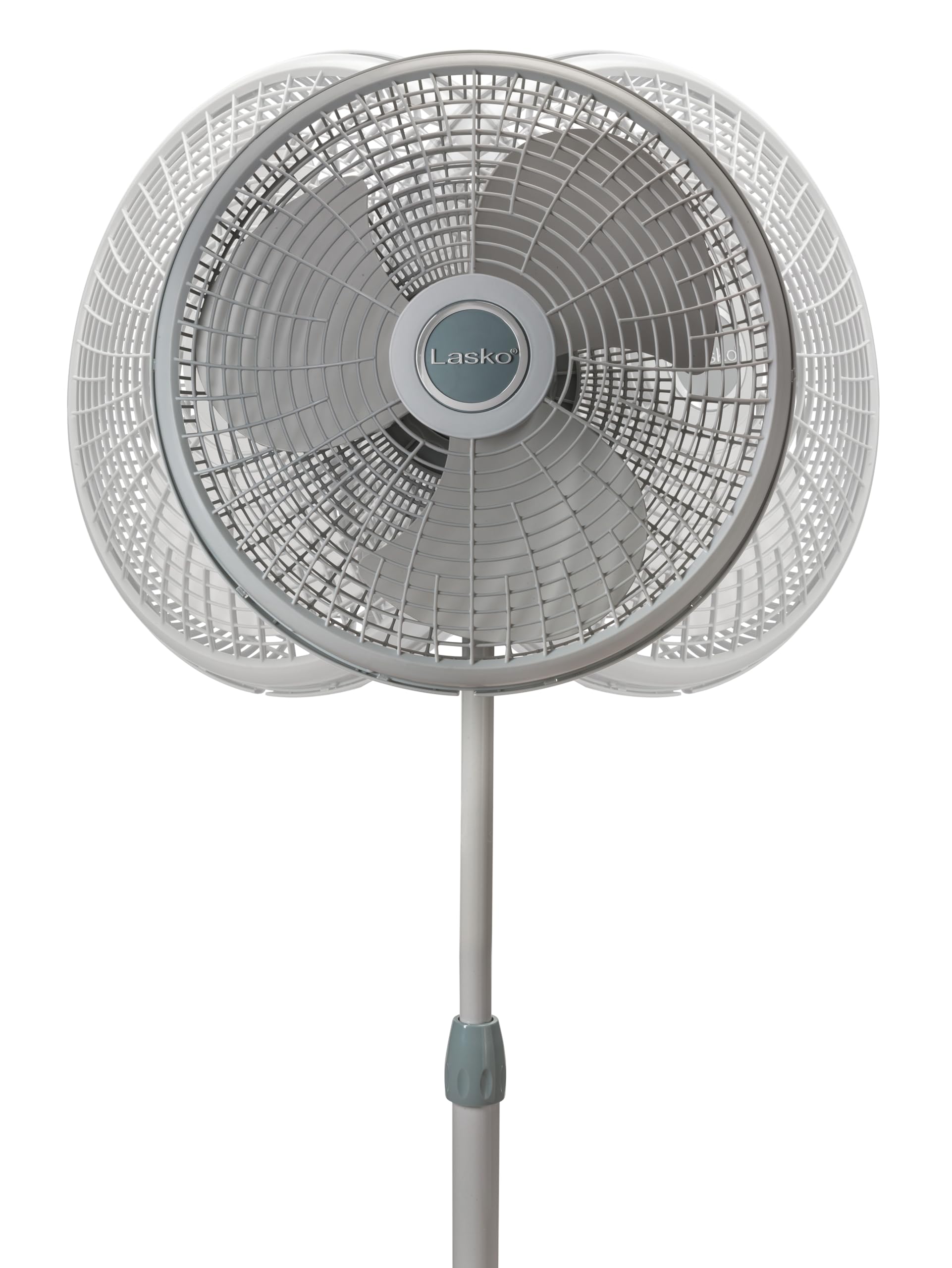 Lasko Lasko-16 Adjustable Performance Pedestal, 3-Speed, Gray (2526) Household Fans, 1, White