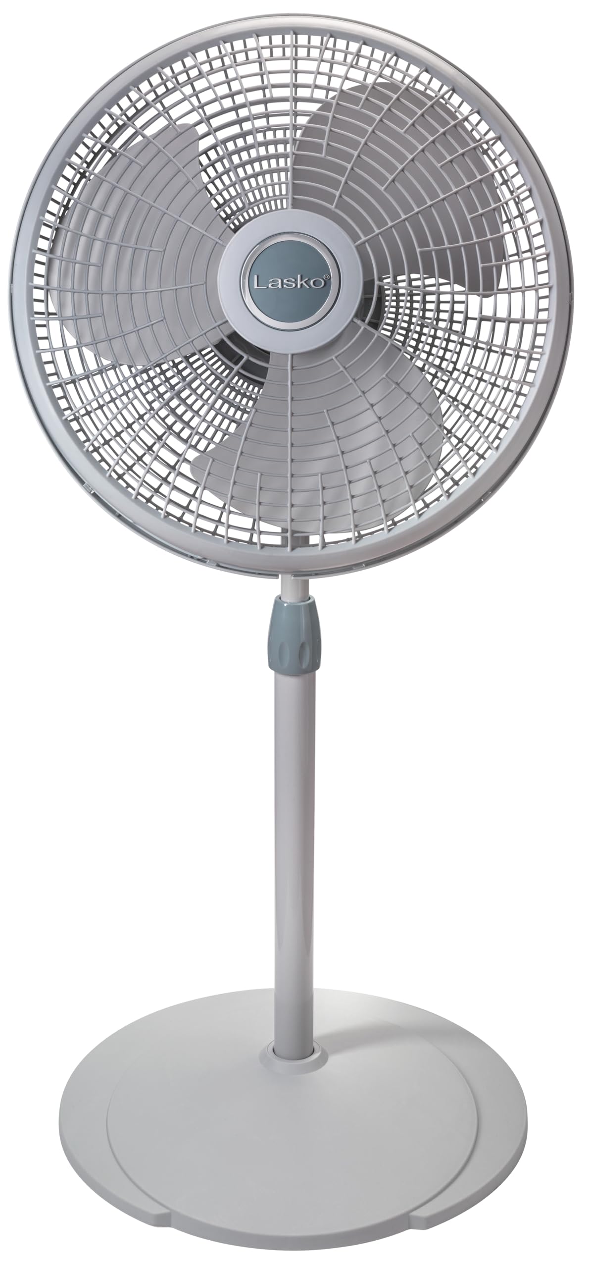 Lasko Lasko-16 Adjustable Performance Pedestal, 3-Speed, Gray (2526) Household Fans, 1, White