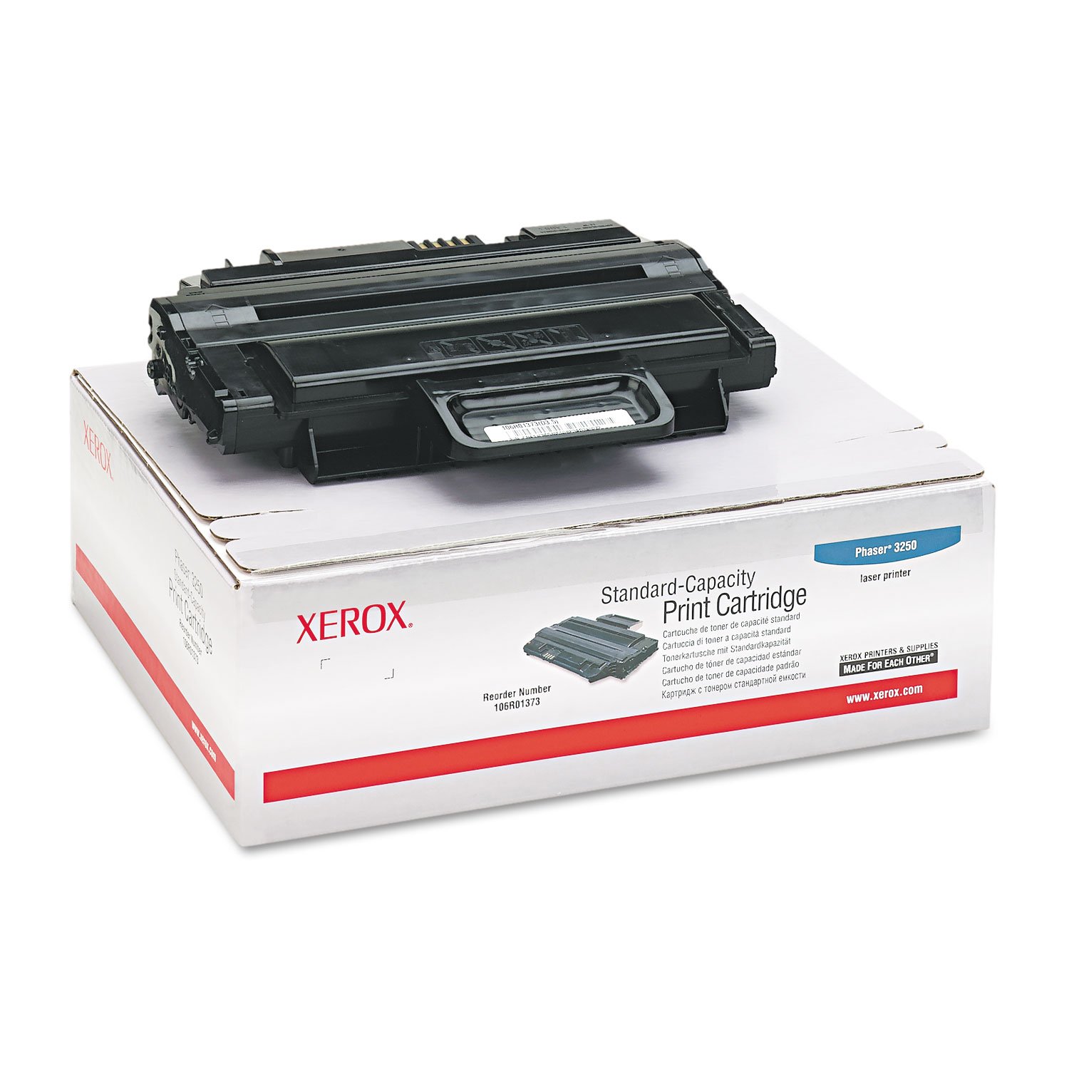 Xerox Phaser 3250 Black Standard Capacity Toner Cartridge (3,500 Pages) - 106R01373