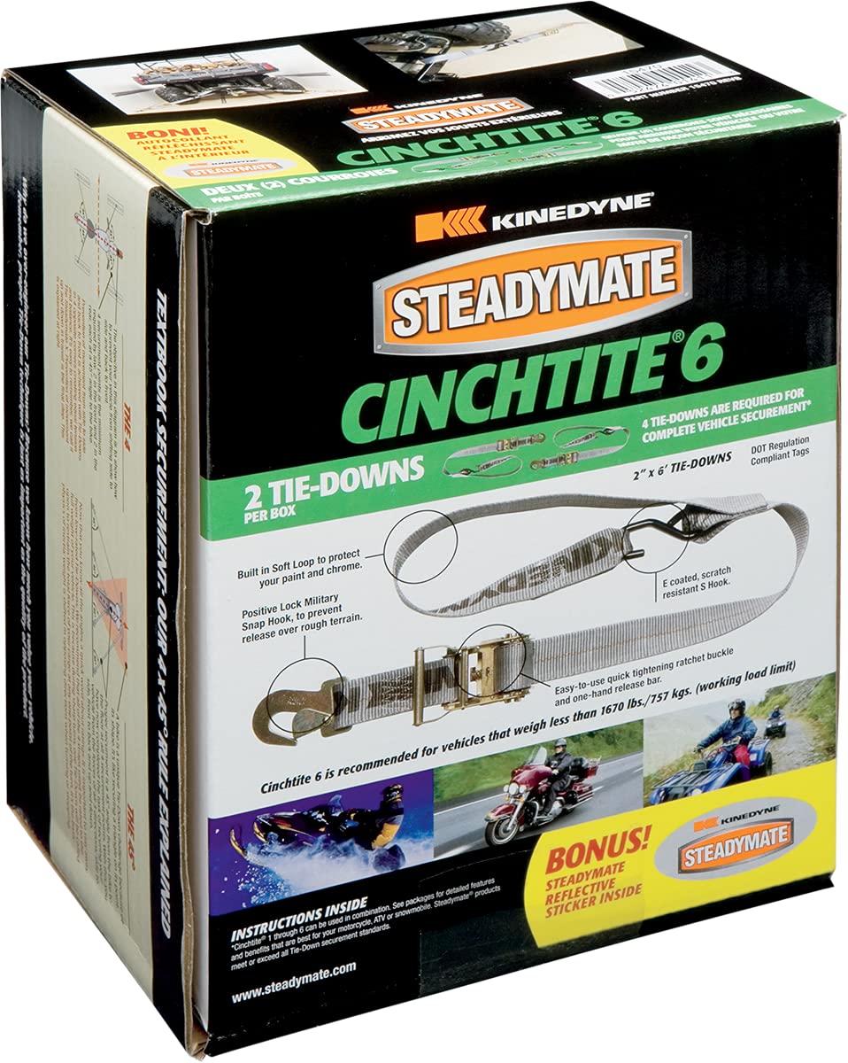 Steadymate 15470 Cinchtite 6 Tie-Down Strap
