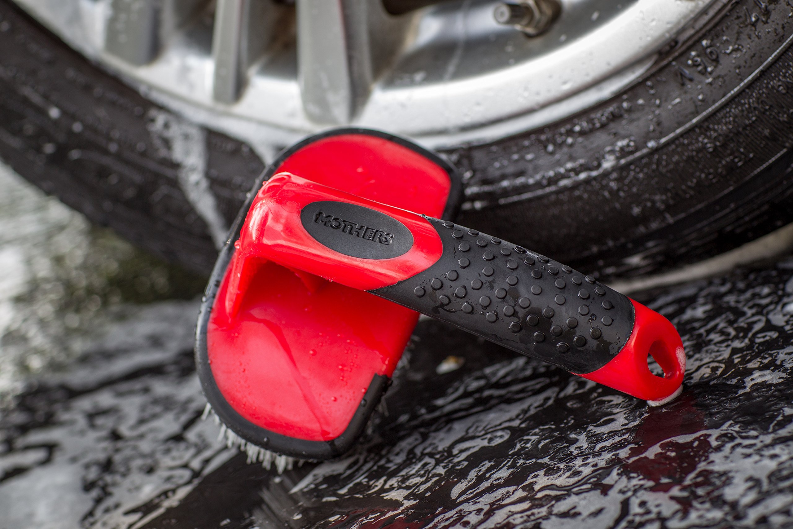 Mothers Tire Brush for Car Detailing and Tire Shine
