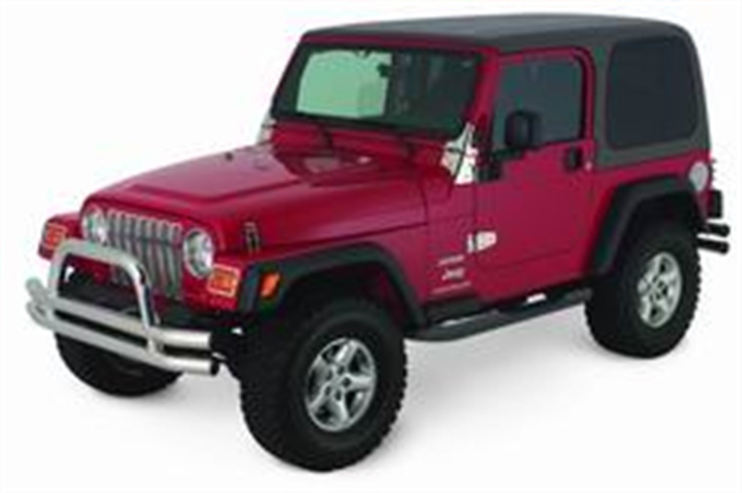Smittybilt Sure Step 3 Diameter Side Bars (Textured Black) - JN40-S2T"