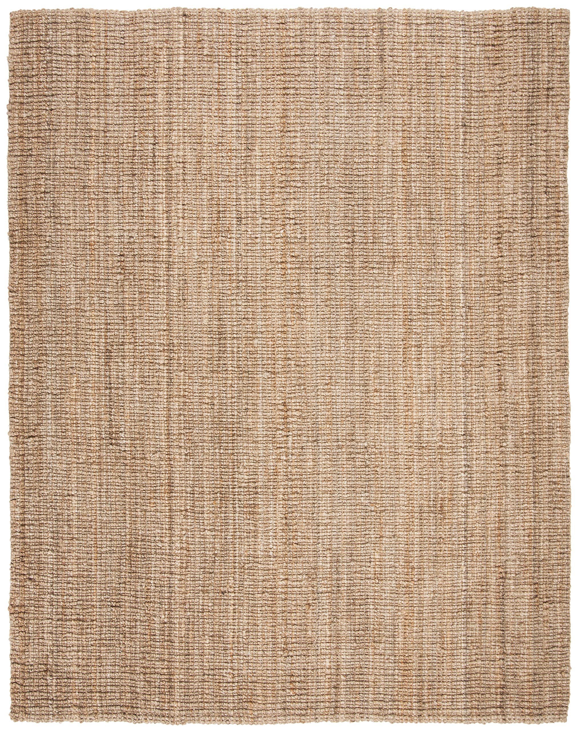 SAFAVIEH Natural Fiber Collection 9' x 12' Natural NF447A Handmade Chunky Textured Premium Jute 0.75-inch Thick Area Rug