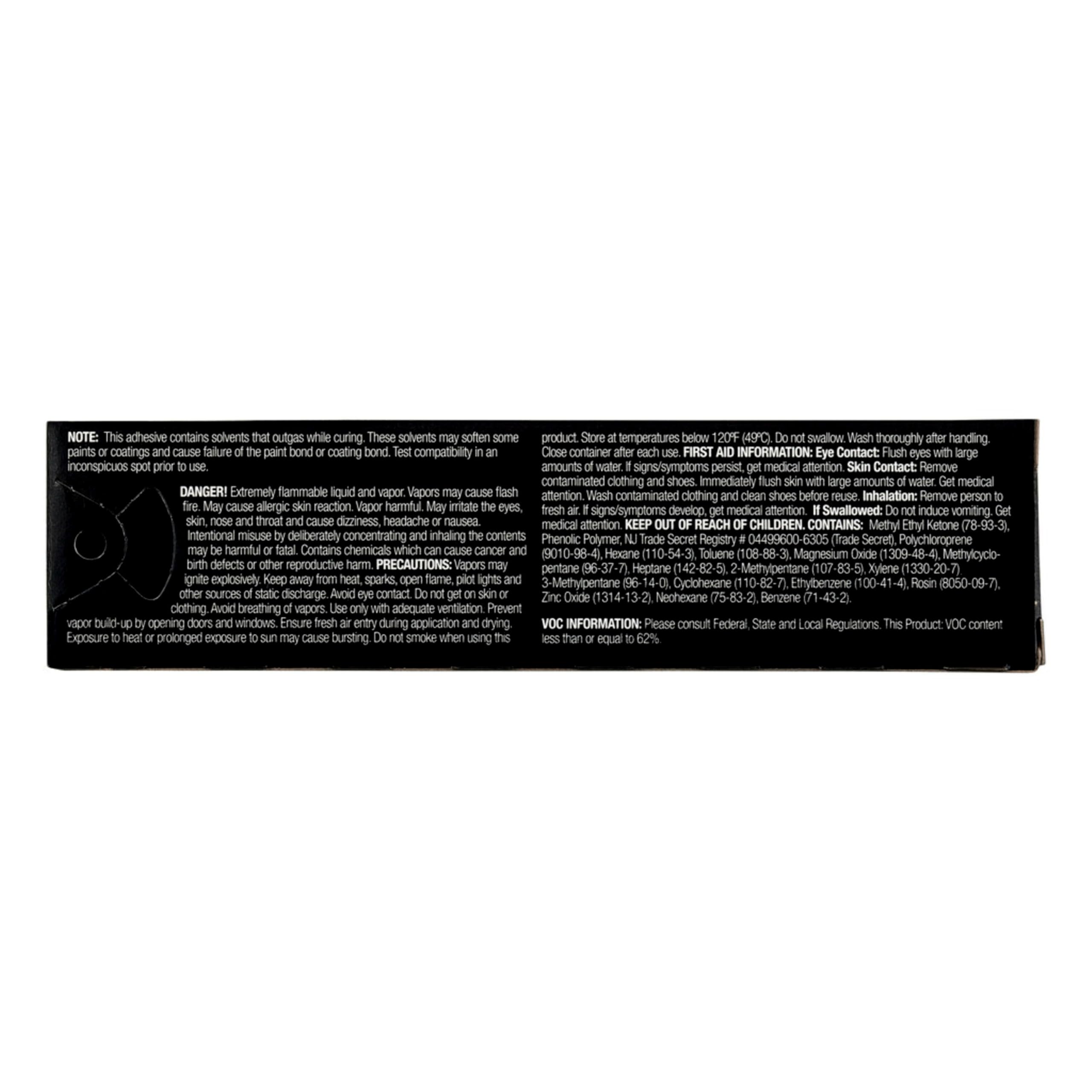 3M Black Super Weatherstrip and Gasket Adhesive, Auto Trim Adhesive, Black, 5 fl oz