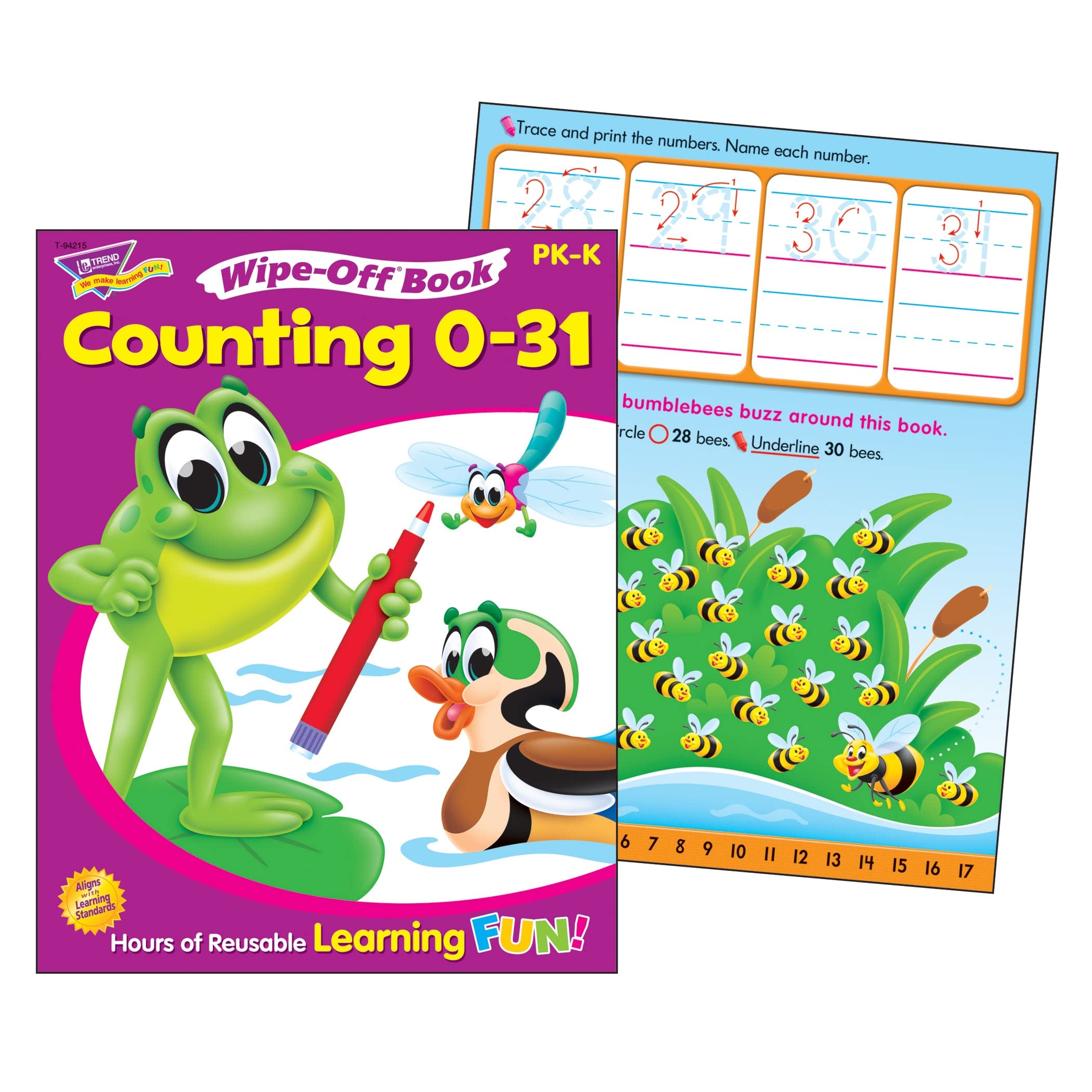 Counting 0–31 Wipe-Off® Book