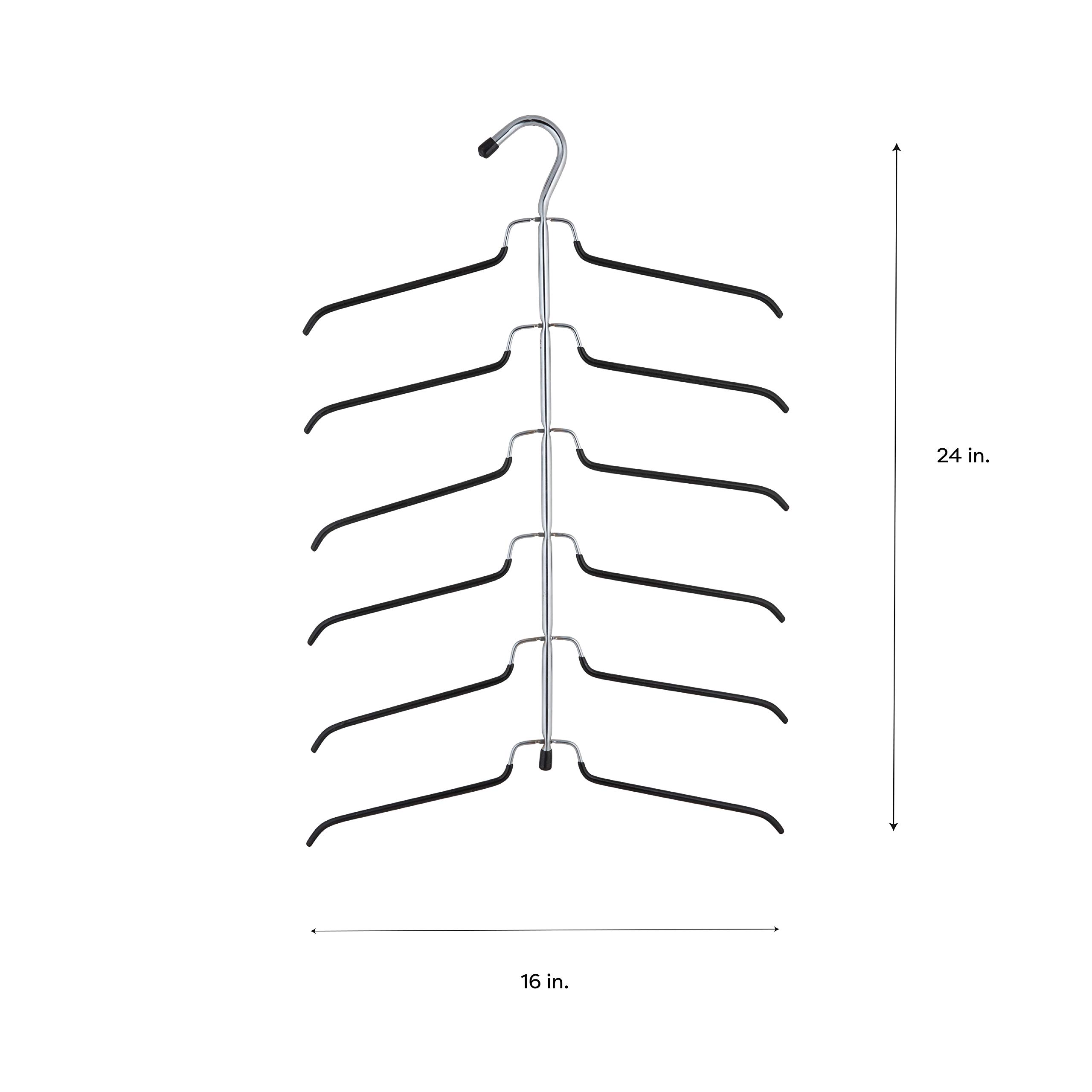 Organize It All 6 Tier Blouse Tree Hanger, Chrome